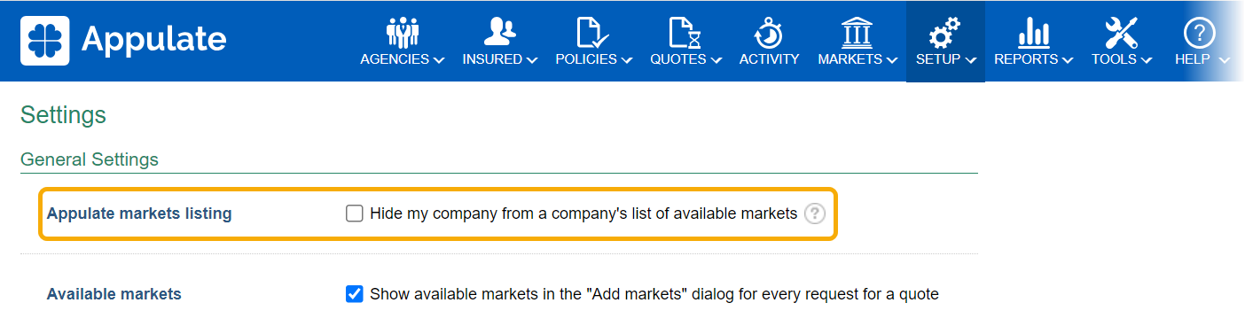 Managing your agencies in Appulate